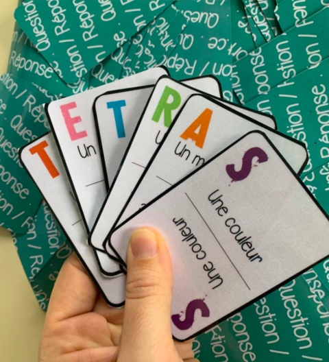 Jeu de cartes: question/réponse – Vocabulaire – JU.PE.ET.CE